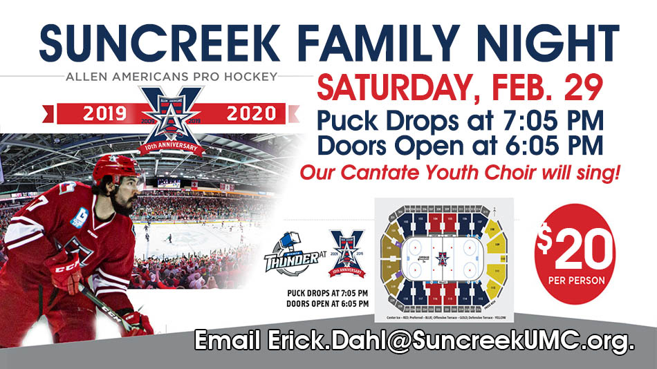 Allen Americans Hockey | Suncreek UMC, Allen, TX